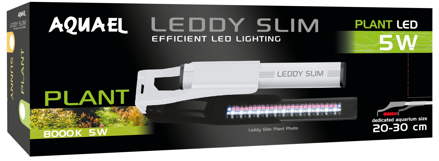 AQUAEL Leddy Slim Plant white
